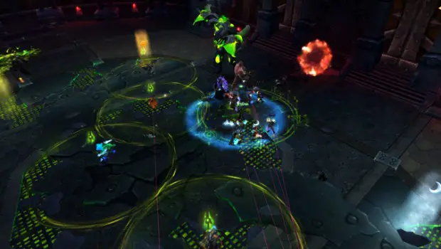 Priest healing the Upper Halls of Hellfire Citadel