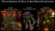 Infograph shows evolution of Orcs in the Warcraft universe