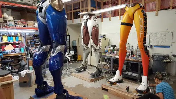 How the giant Overwatch statues were made