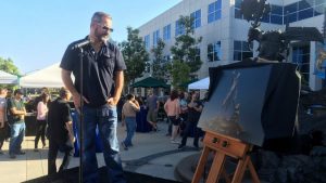 Chris Metzen's going away present is this amazing statue