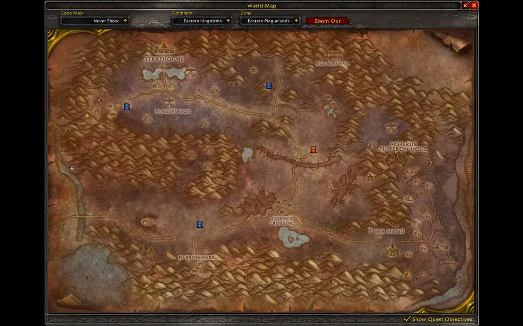 WoW Classic Gallery: Eastern Plaguelands as it was in vanilla WoW