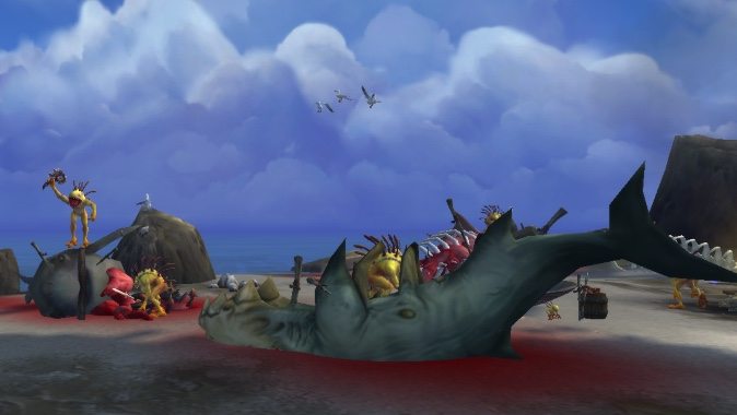 Squirky the Murloc arrives in Aszuna and real life