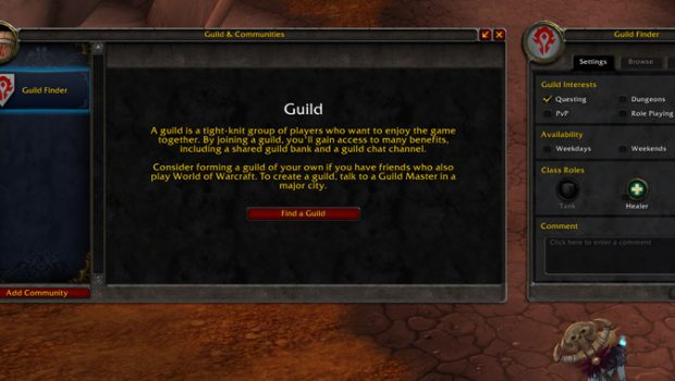 First look at in-game communities