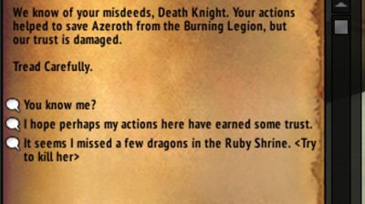 The most awkward quest to complete on a Death Knight, hands down