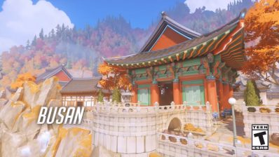 New Overwatch Control map Busan live on the PTR right now
