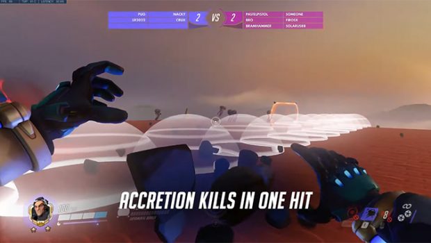 Sigma ditches rocks for dodgeballs in this new Overwatch Workshop mode
