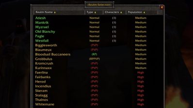 New realms and updated population caps may change the Classic realm you ...