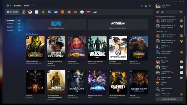 Battle.net app update aims to transform into a sleek social gaming app