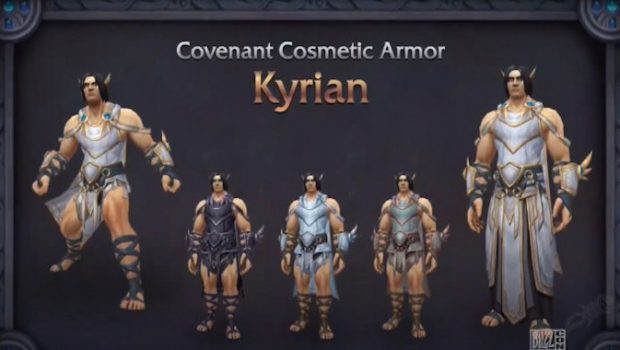 Here's a look at the new Covenant armor sets coming in patch 9.1