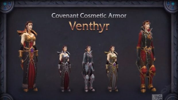 Here's a look at the new Covenant armor sets coming in patch 9.1
