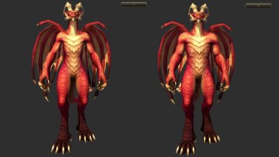 An early look into the Dracthyr character customization options