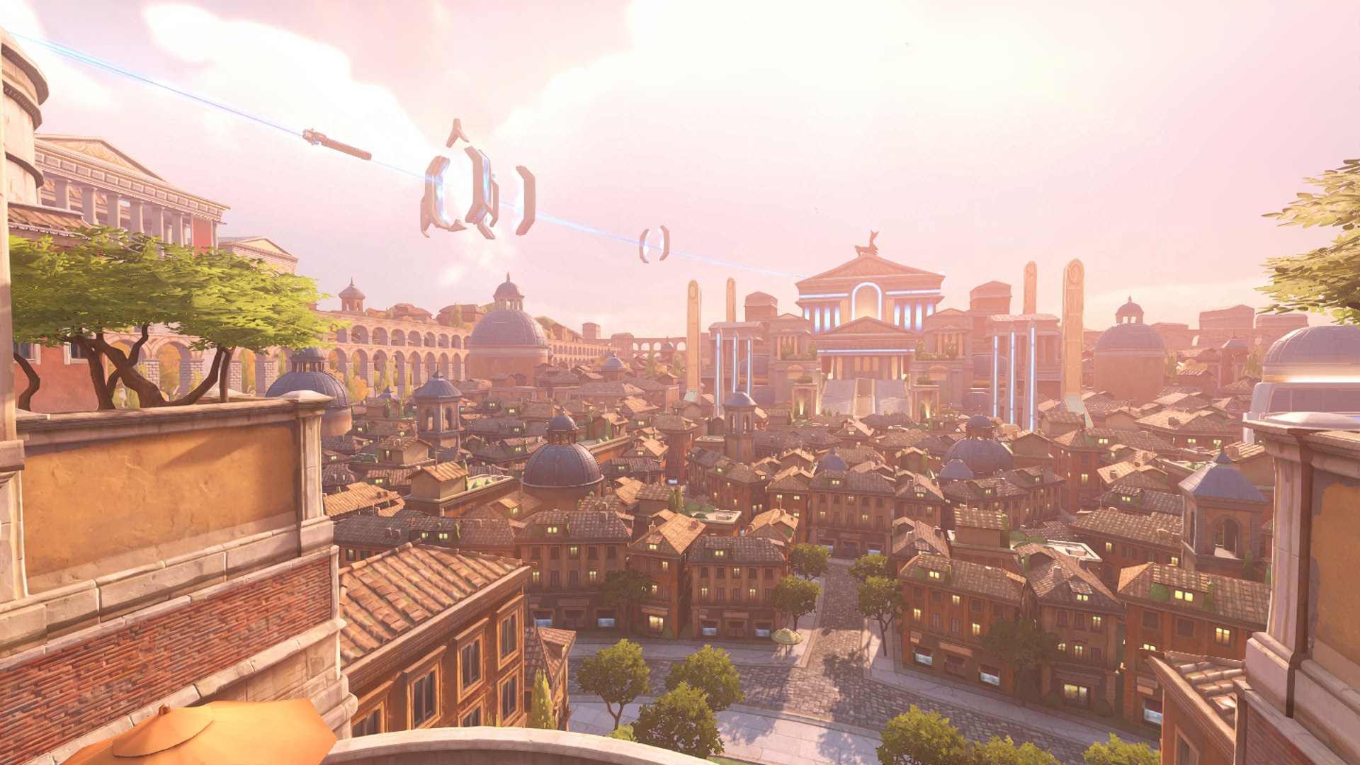 Taking a tour of the new Colosseo map in Overwatch 2