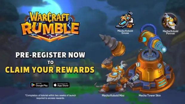Pre-register for Warcraft Rumble and get a mechanical kobold pack!