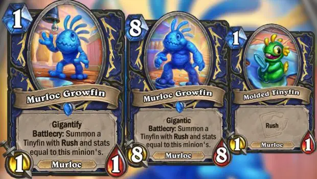 How to use the Gigantify keyword in Hearthstone