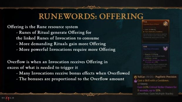 Runewords return to the franchise in Diablo 4 Vessel of Hatred