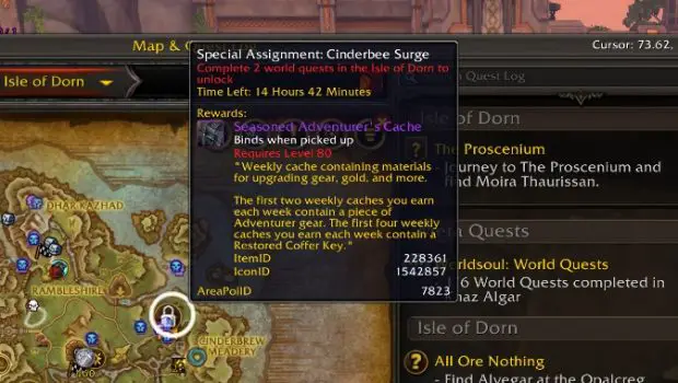 What are Special Assignments in The War Within — and how do I get them?