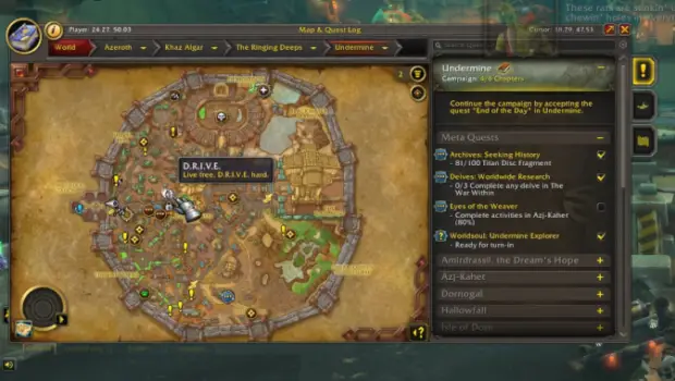 How to D.R.I.V.E. in Undermine without driving yourself crazy (or ...